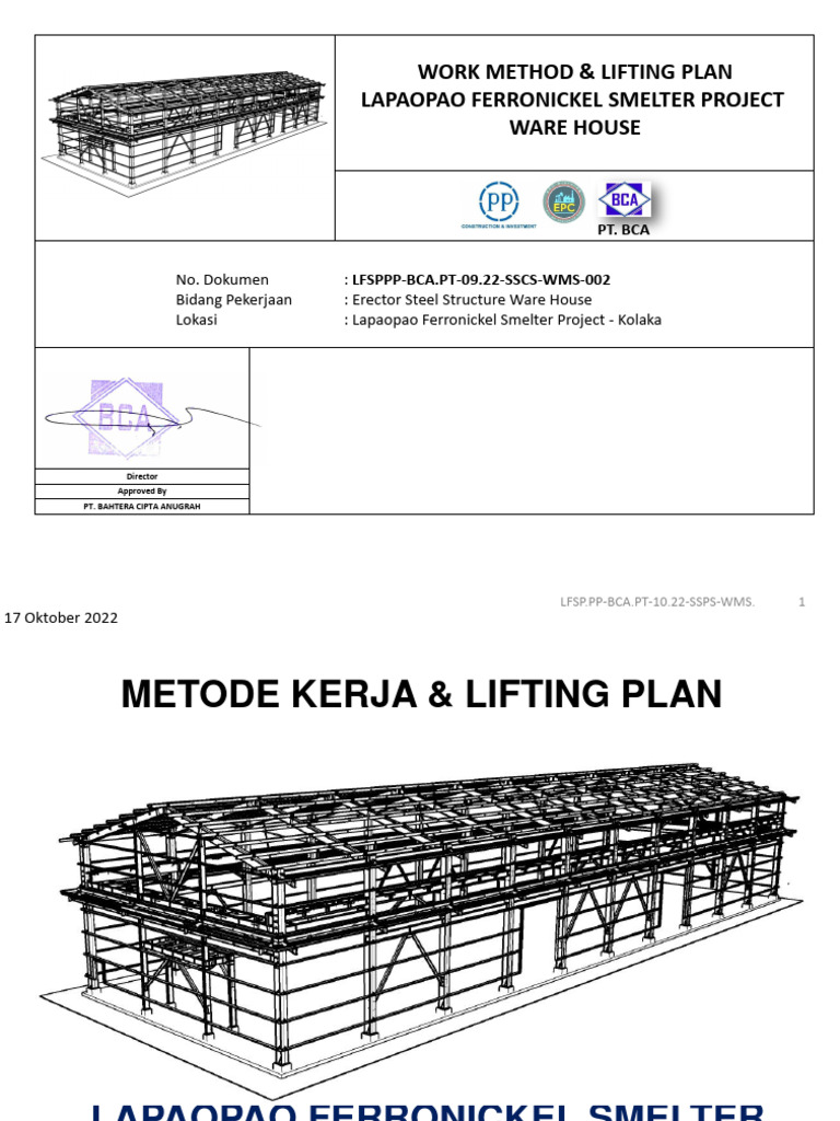 Lifting Plan 1694518279 | PDF