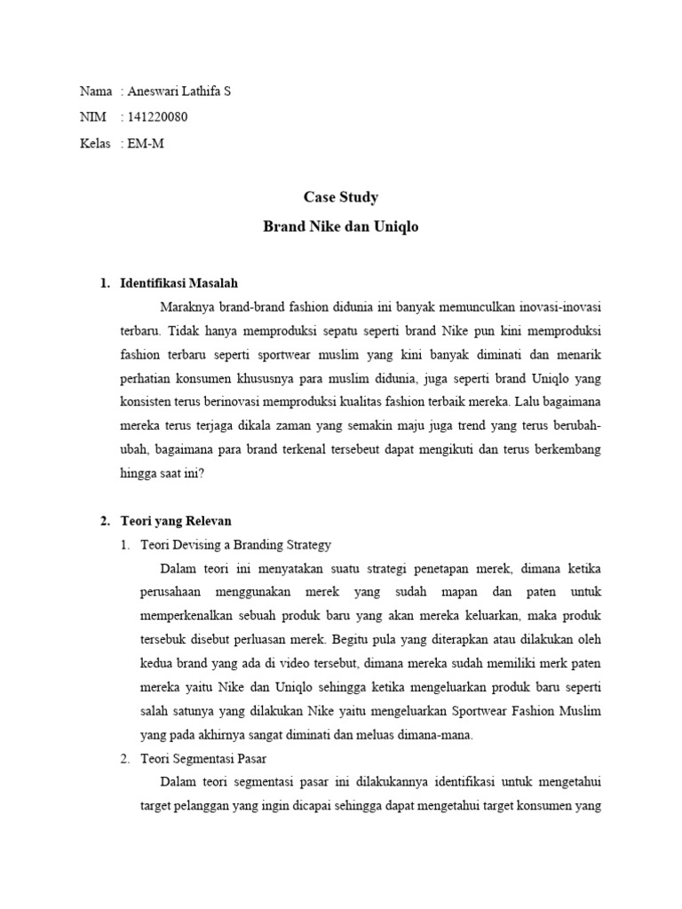 Tugas Case Study | PDF