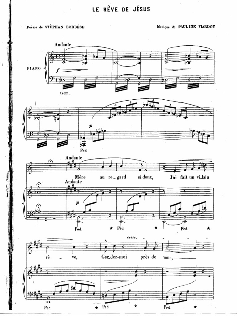 IMSLP19488-PMLP45737-Viardot - Le Reve de Jesus | PDF