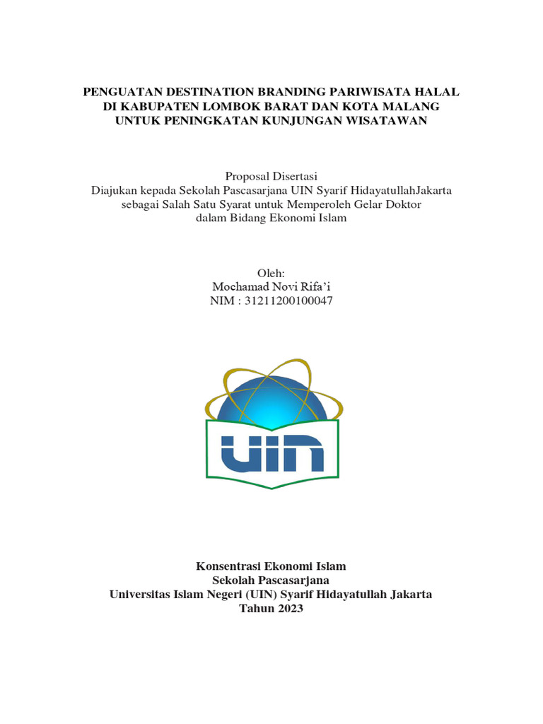 1. COVER uin jakarta | PDF