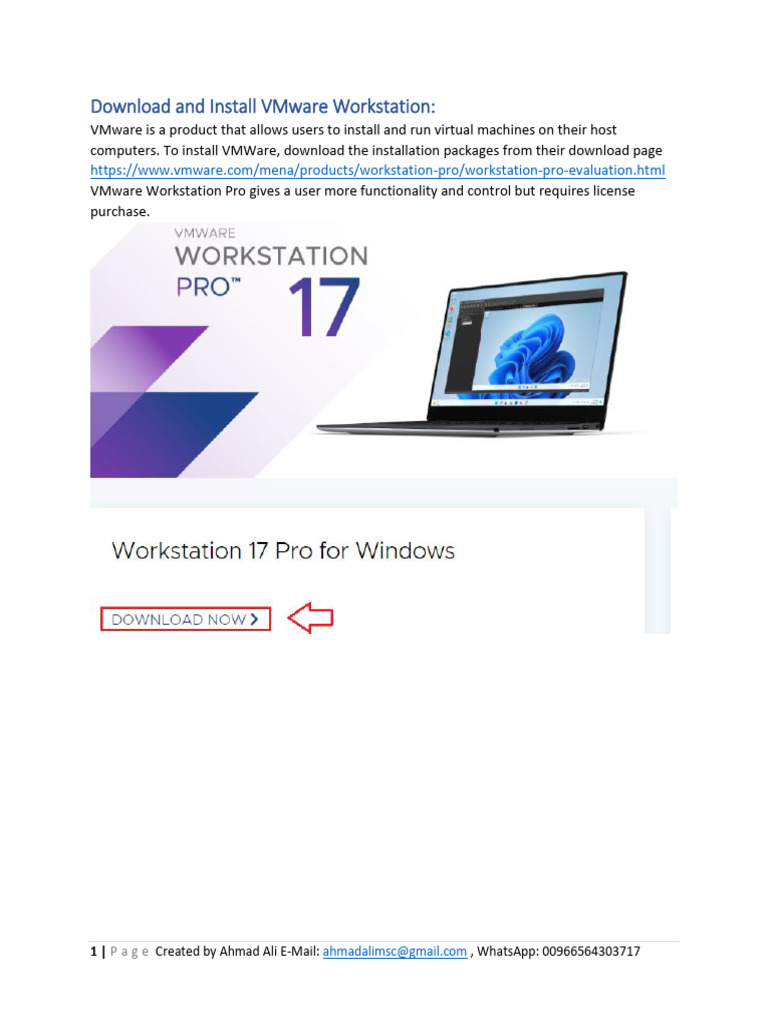 04-Install VMware Workstation | PDF