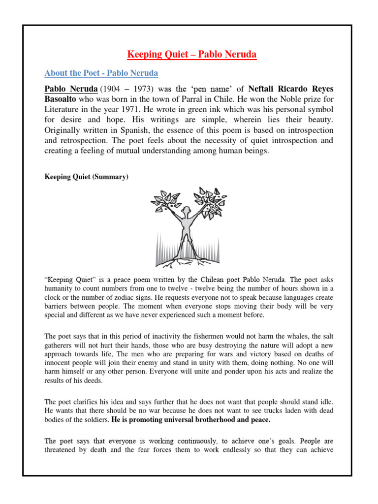 Keeping Quiet | PDF