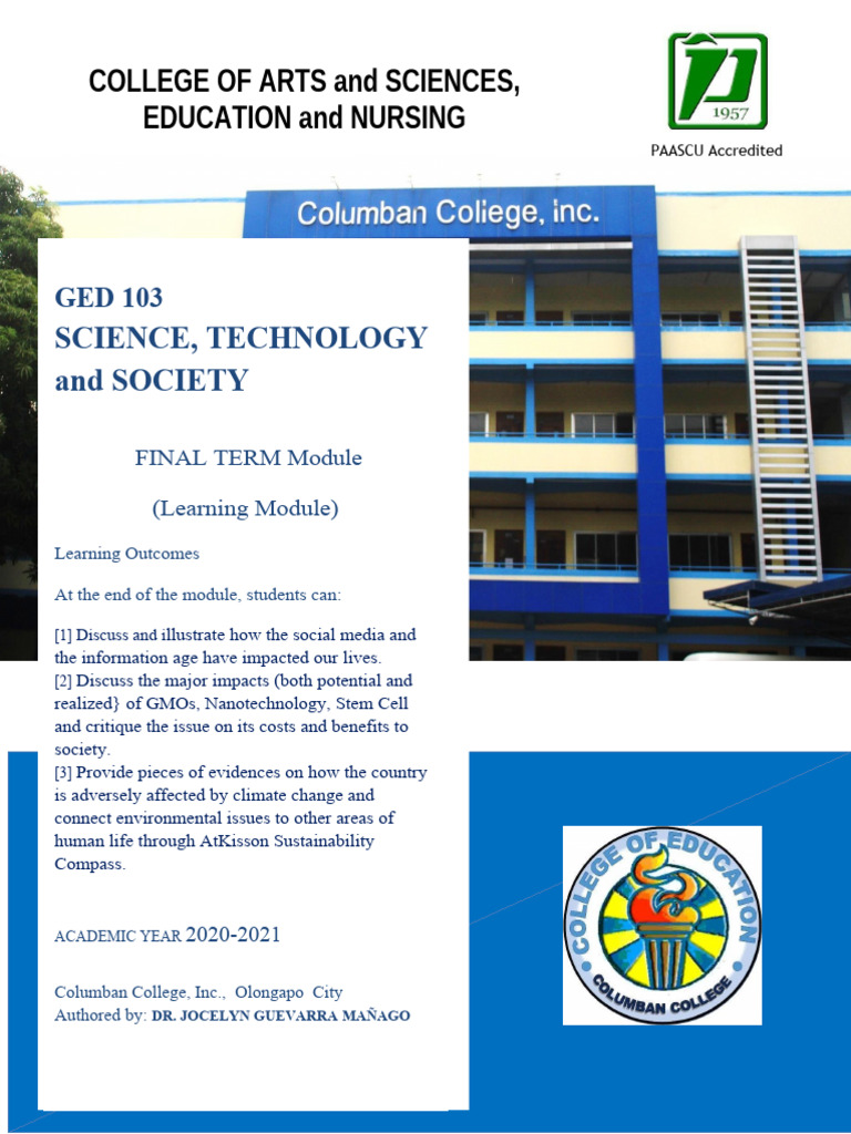 STS Finals Module - PATALINGHUG | PDF | Gene Therapy | Genetically Modified Organism