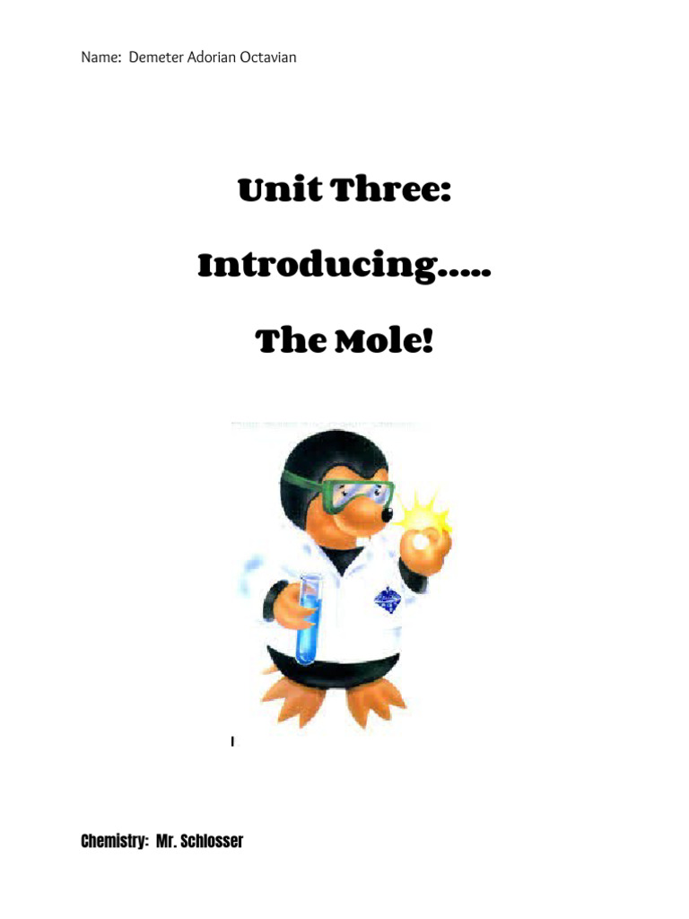 Mole Conversions | PDF | Teaching Methods & Materials