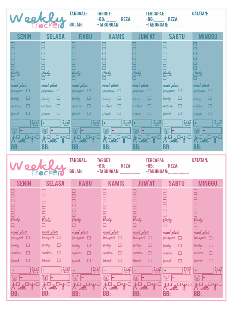 Weekly Tracker | PDF