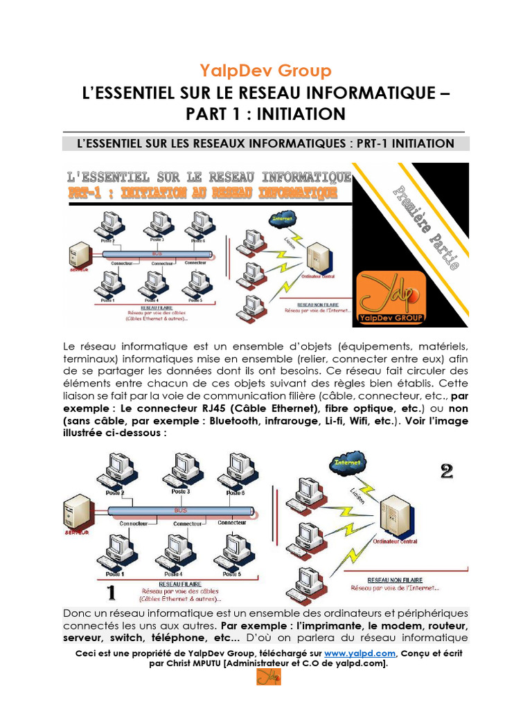 L Essentiel Sur Le Reseau Informatique Part 1 Pdf