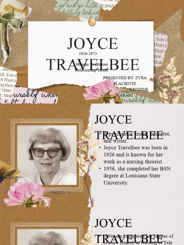 Joyce Travelbee | PDF | Nursing | Suffering