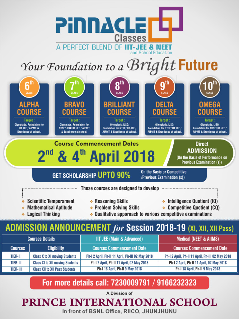 ADVT Pinnacle | PDF | Schools