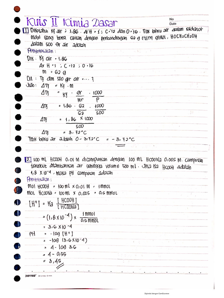 31S21010 - Aldora Manalu - Kuis II | PDF