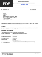 ESIC Undertaking Letter Format | PDF