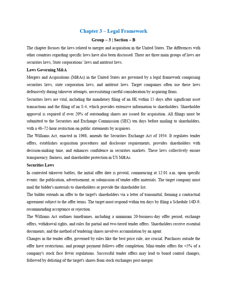 Chapter 3 Summary Pdf
