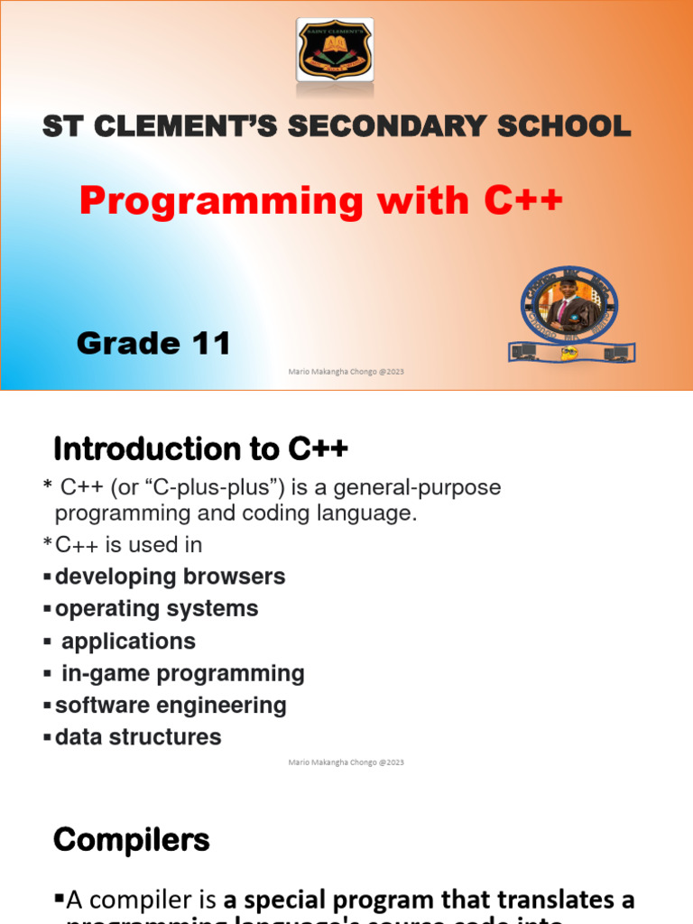 Programming With C++ 2 | PDF | Computer Programming | Programming