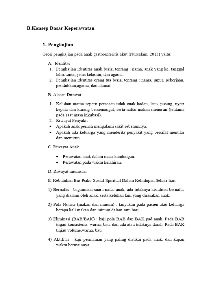 Diagnosa Keperawatan Gea | PDF