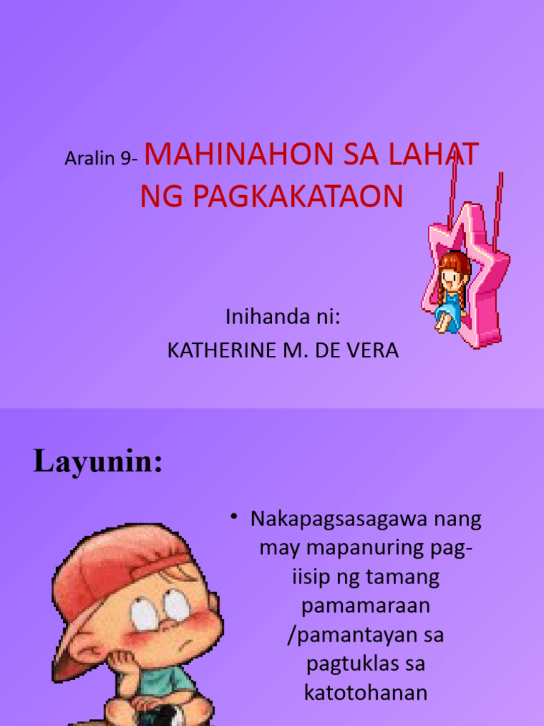 Esp Y1 Aralin 9 Mahinahon Sa Lahat NG Pagkakataon | PDF