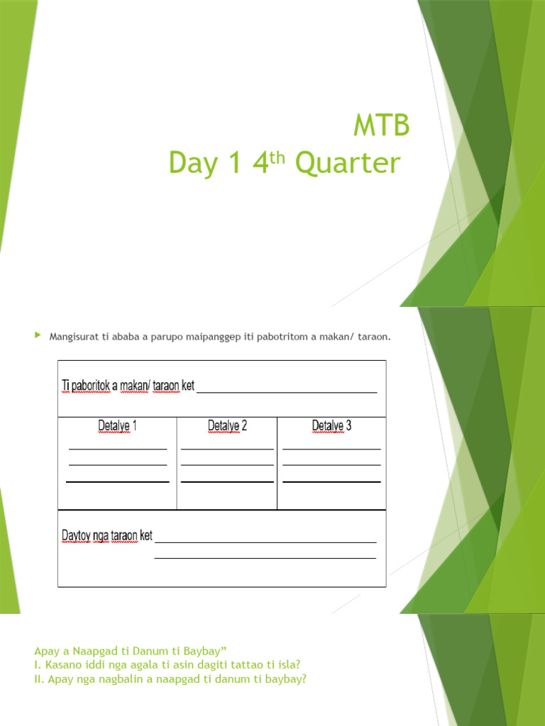 Q4 Week 1 MTB | PDF