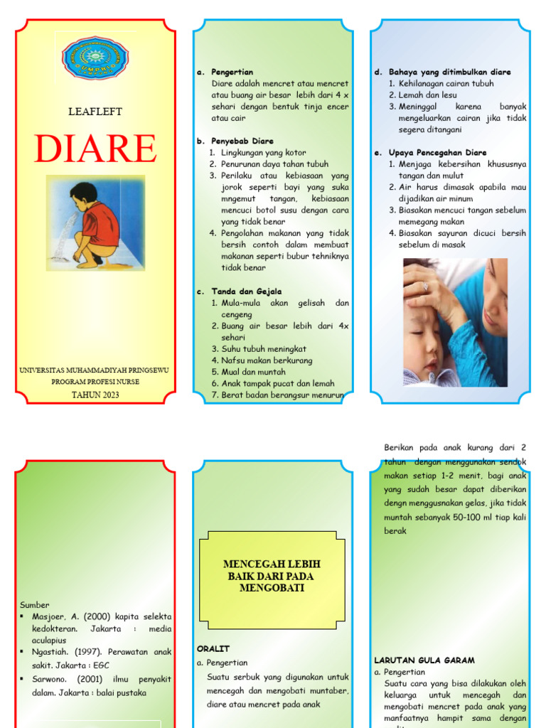 Leaflet Diare | PDF