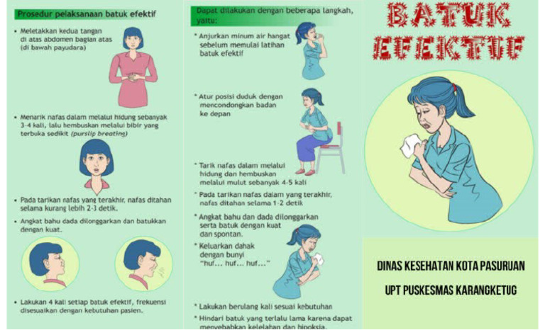 Leaflet Batuk Efektif | PDF