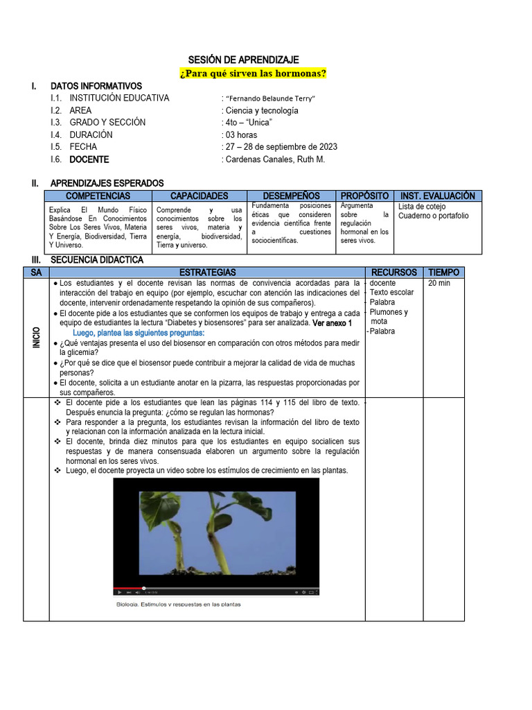 Sesion - U6-Sesion-2 | PDF