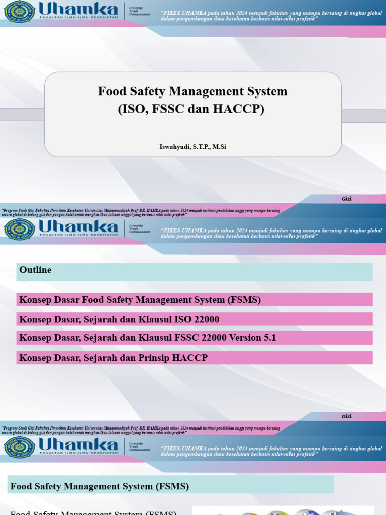 Materi 9 - ISO, FSSC, HACCP | PDF