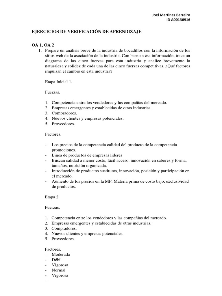 Ejercicios de Verificación de Aprendizaje Pagina 86 | PDF