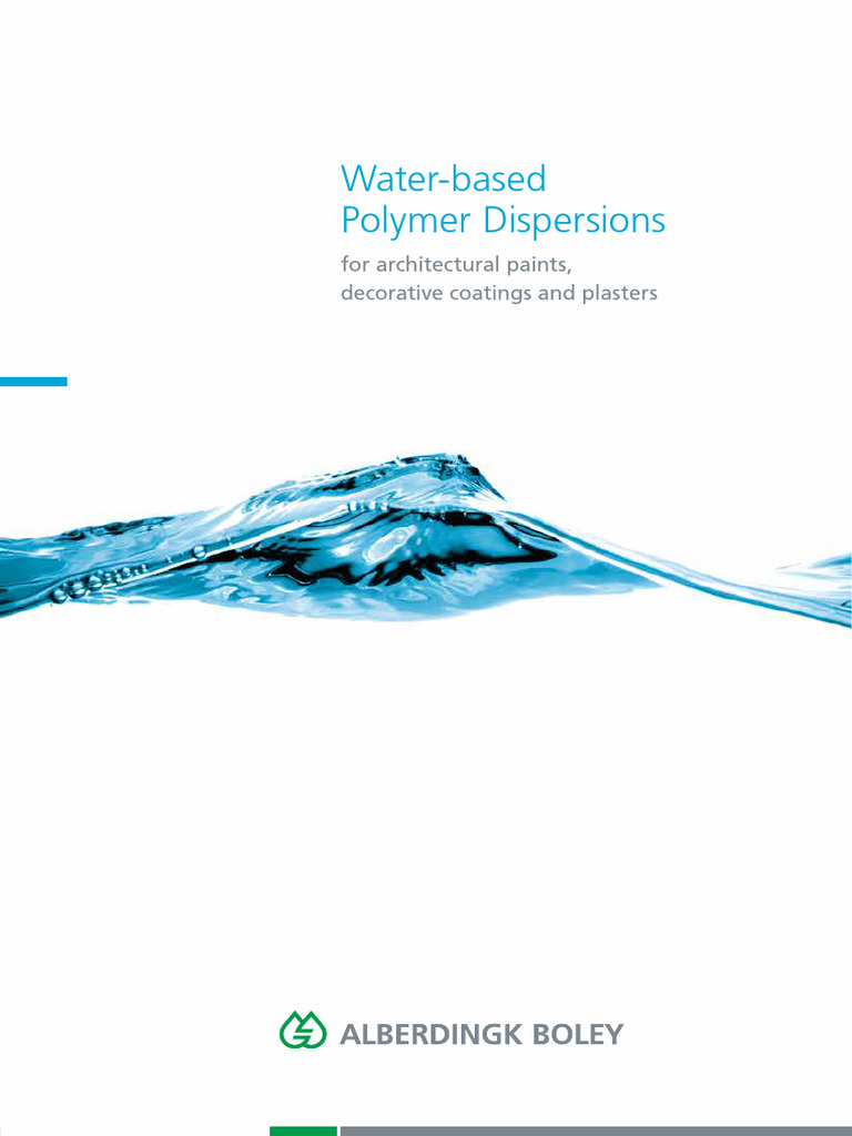 ALBERDINGK Polymer Dispersions For Architectural Applications | PDF