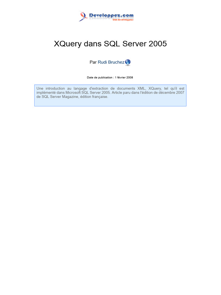 Xquery Pdf