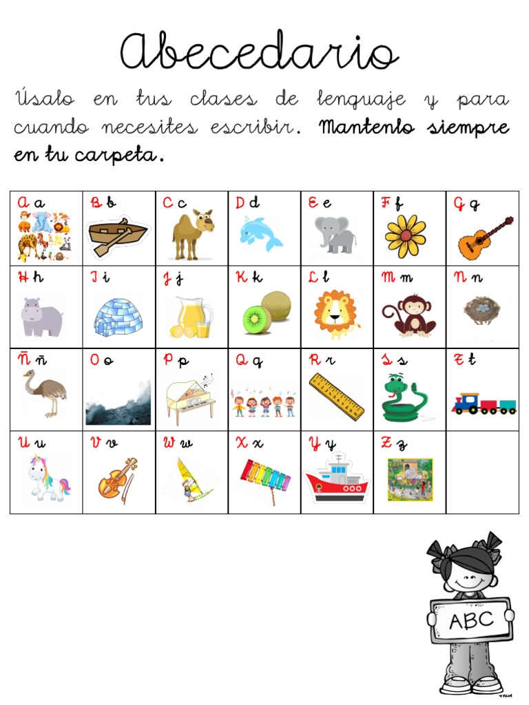 Abecedario Mesas Letra Ligada Básica | PDF