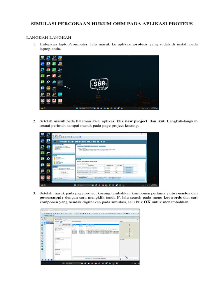 Simulasi Proteus | PDF