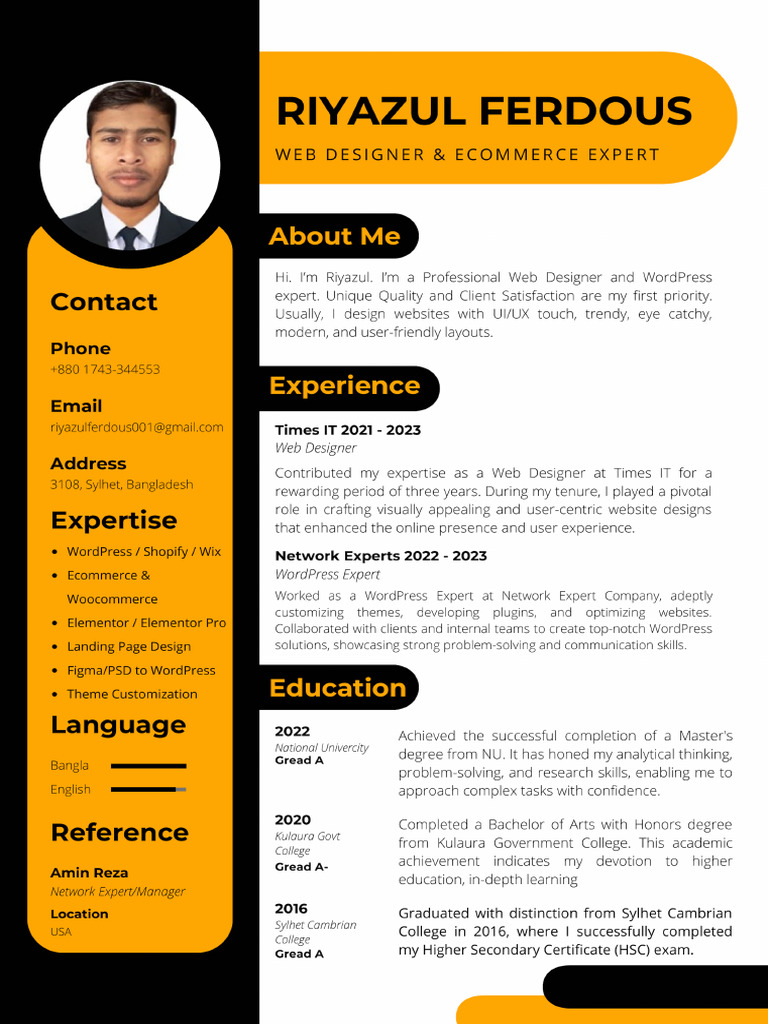Riyazul Ferdous Resume | PDF