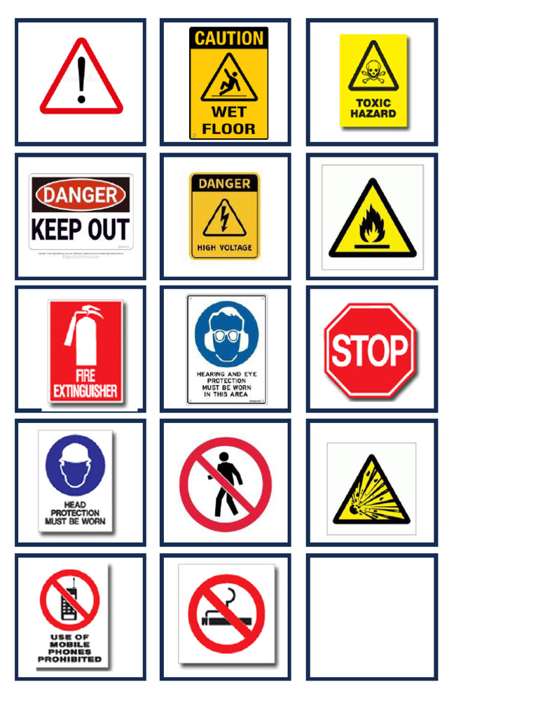 Safety Signs! | PDF