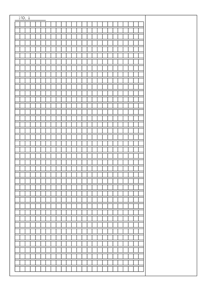 TOPIK 원고지 (1000자) | PDF