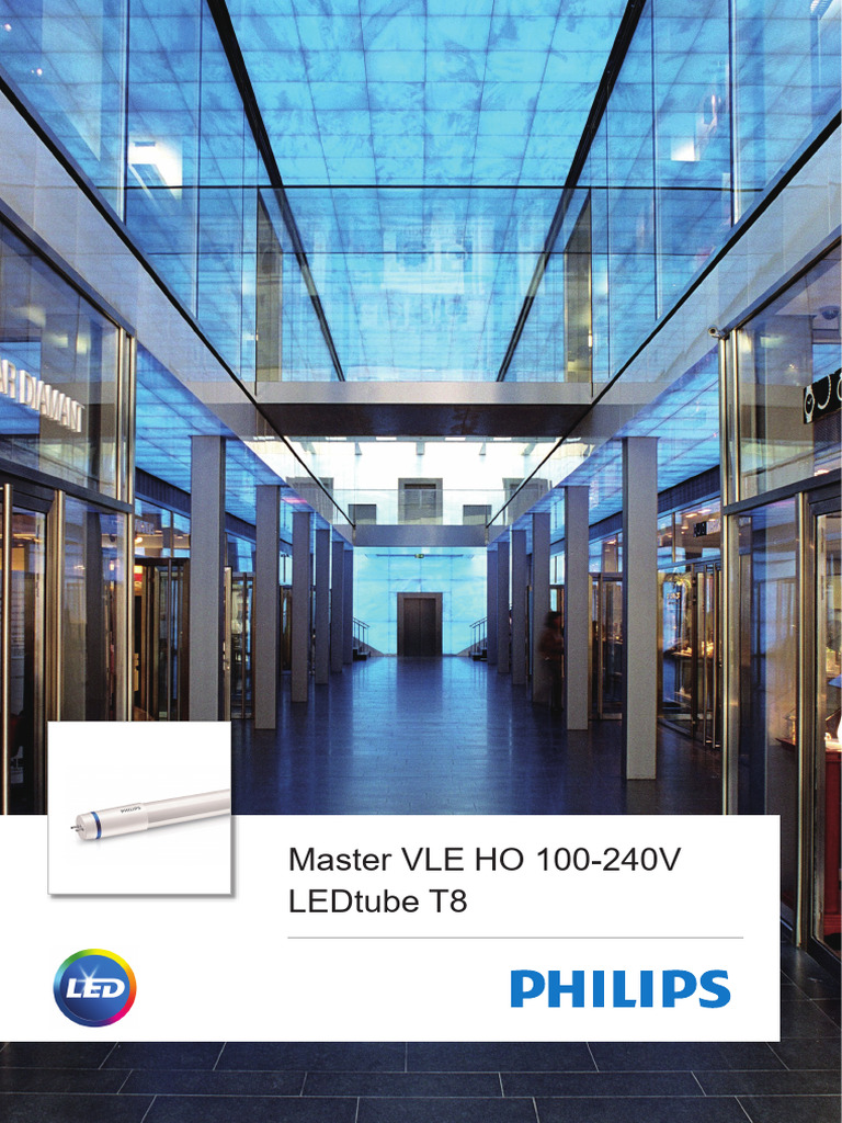 Philips Master LEDtube T8 Overview | PDF | Technology & Engineering