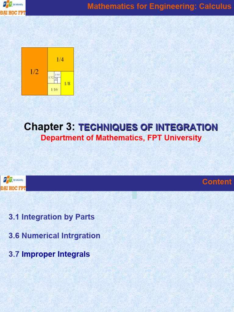 Techniques of Integration Overview | PDF | Integral | Mathematical Concepts