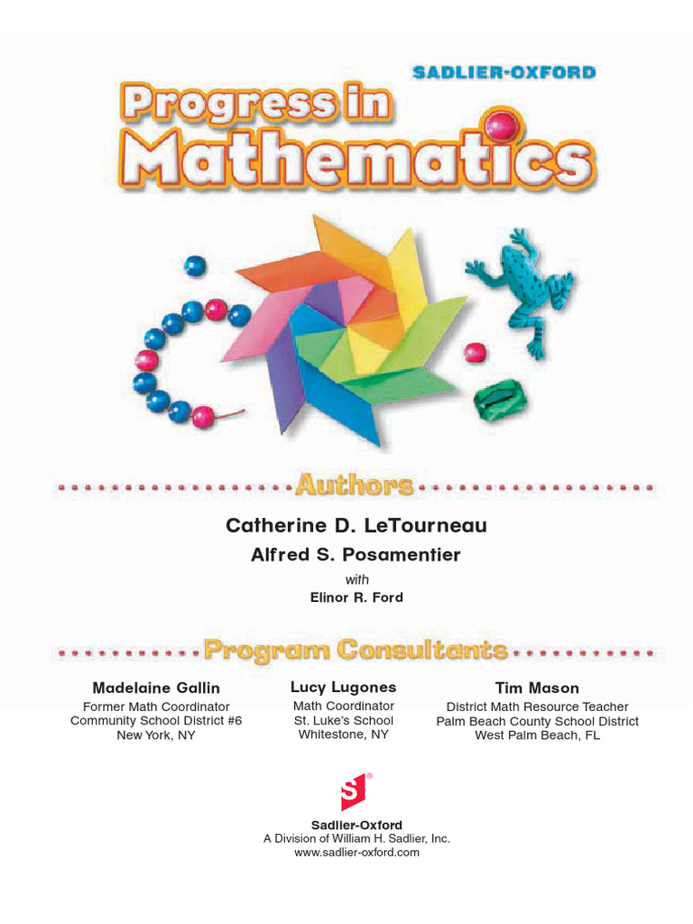 Progress in Mathematics Grade 2В | PDF
