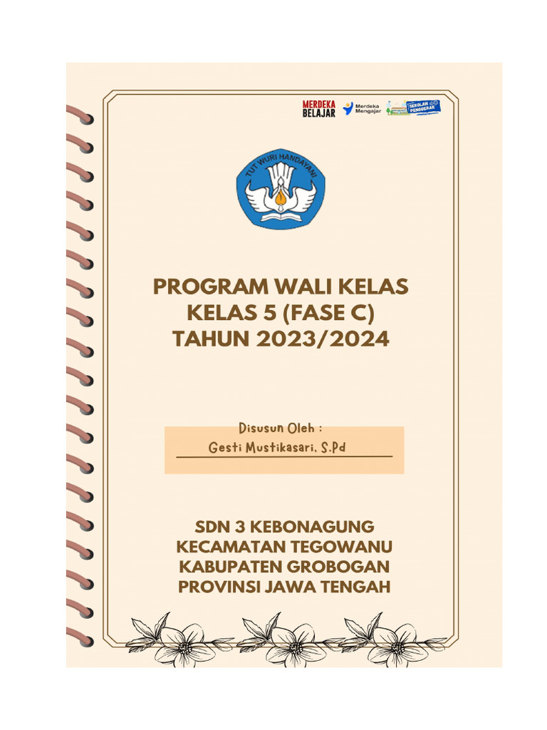 Program Wali Kelas | PDF