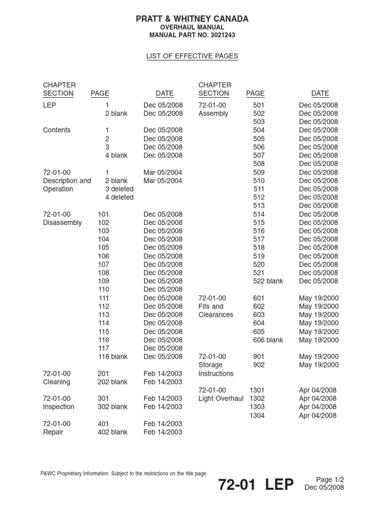 72-01 - Power Section | PDF
