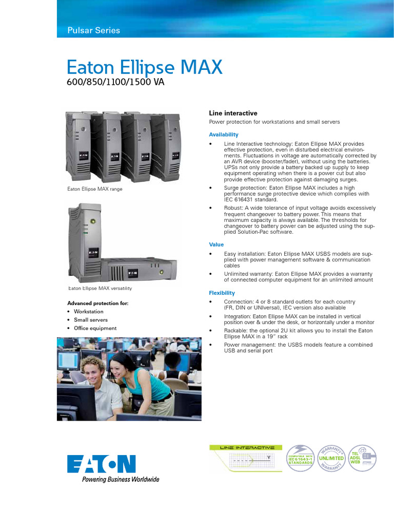 Eaton Ellipse MAX Datasheet Low PDF | PDF