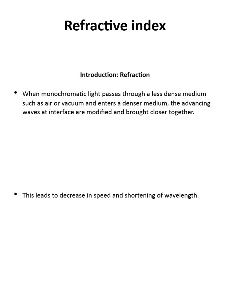Refractiveindex1 200728113833 | PDF | Science & Mathematics