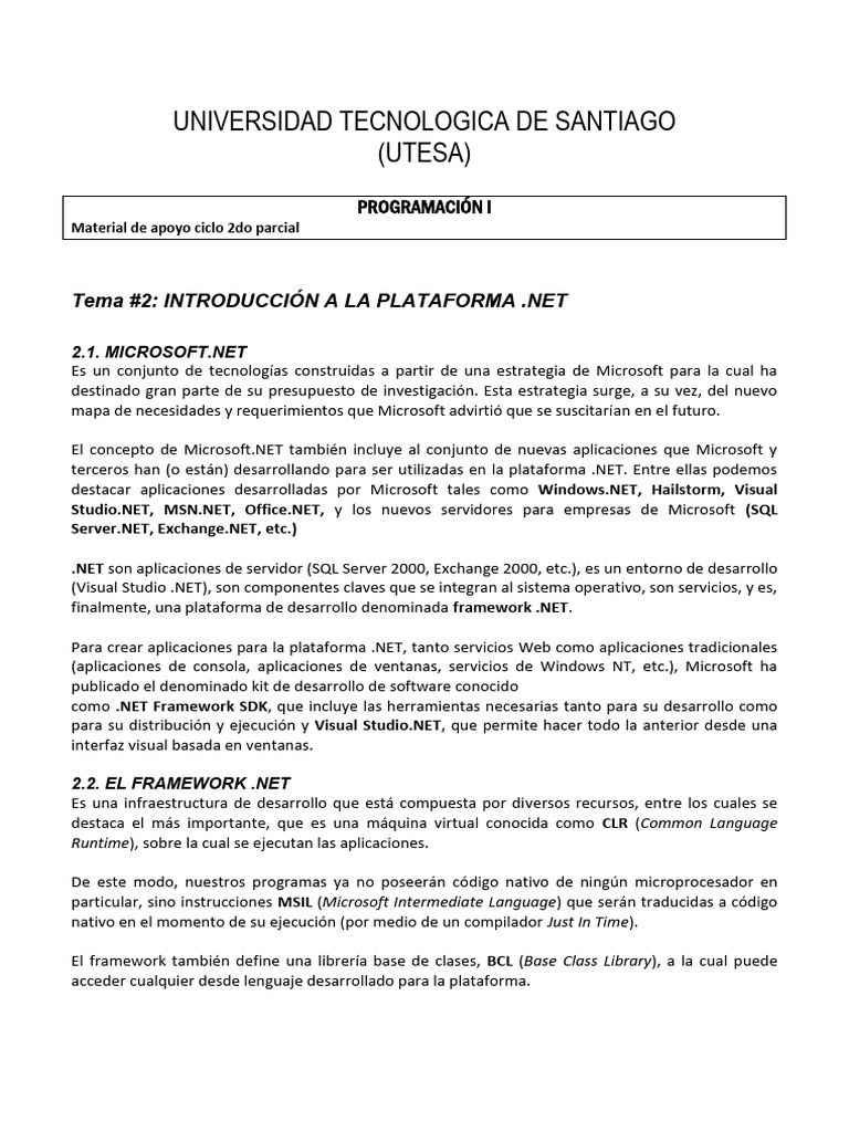 Introducción A La Plataforma | PDF