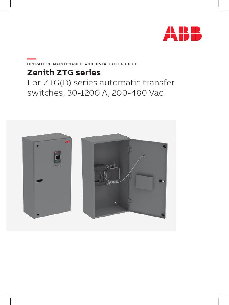 ABB Zenith ZTG Controler Truone | PDF