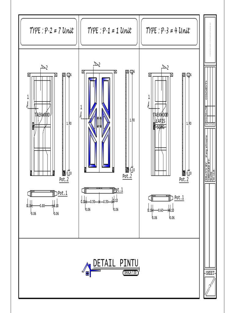 Detail Pintu | PDF
