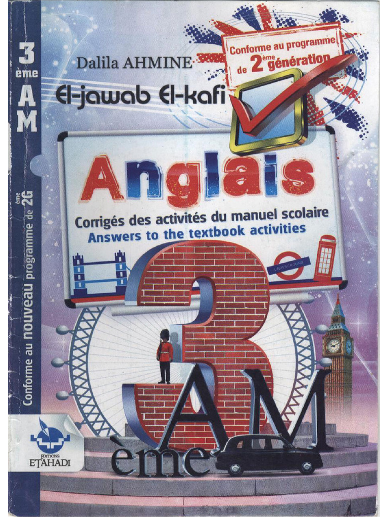 MS 3 Book El-Jawab El-Kafi Answers To The Text Book Activities (Dalila ...