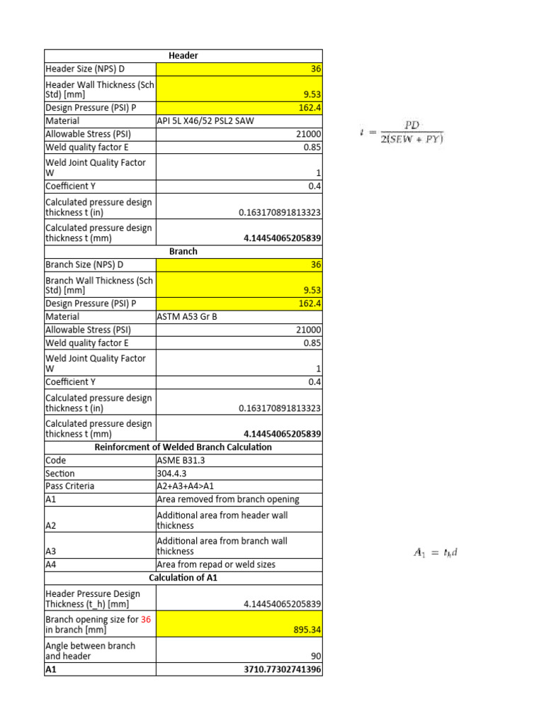 Repad Calc | PDF | Pipe (Fluid Conveyance) | Plumbing