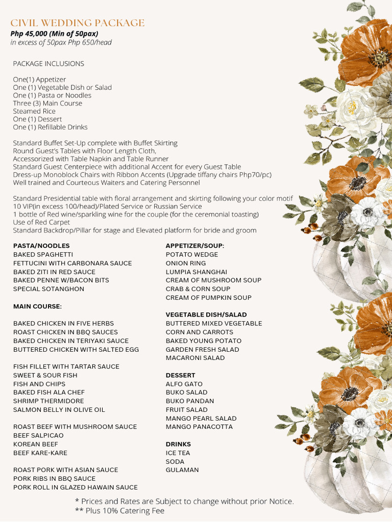 Wedding Package | PDF