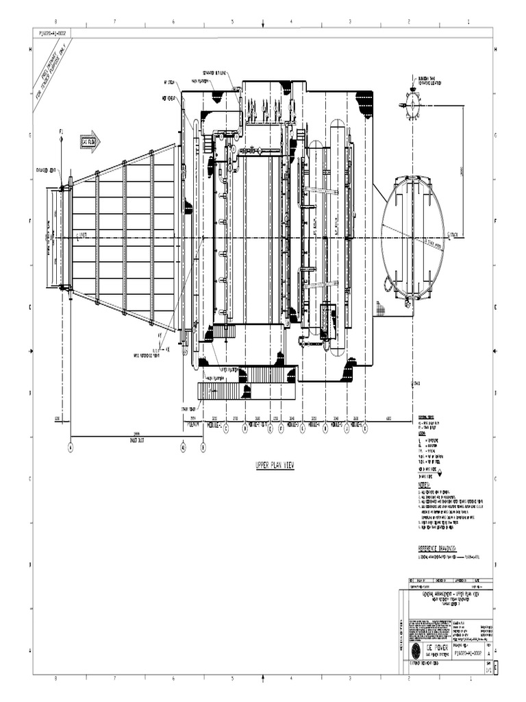 Attachment 2 - HRSG General Arrangement-Upper Plan View | PDF