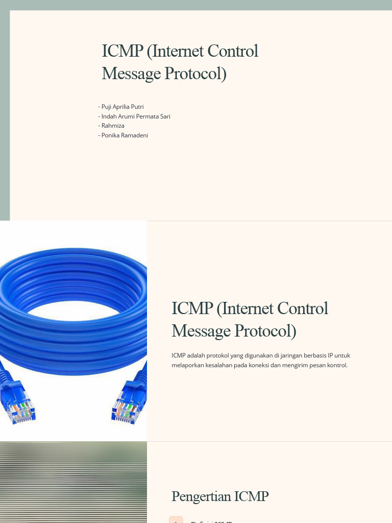 ICMP Internet Control Message Protocol | PDF | Bisnis | Teknologi & Rekayasa