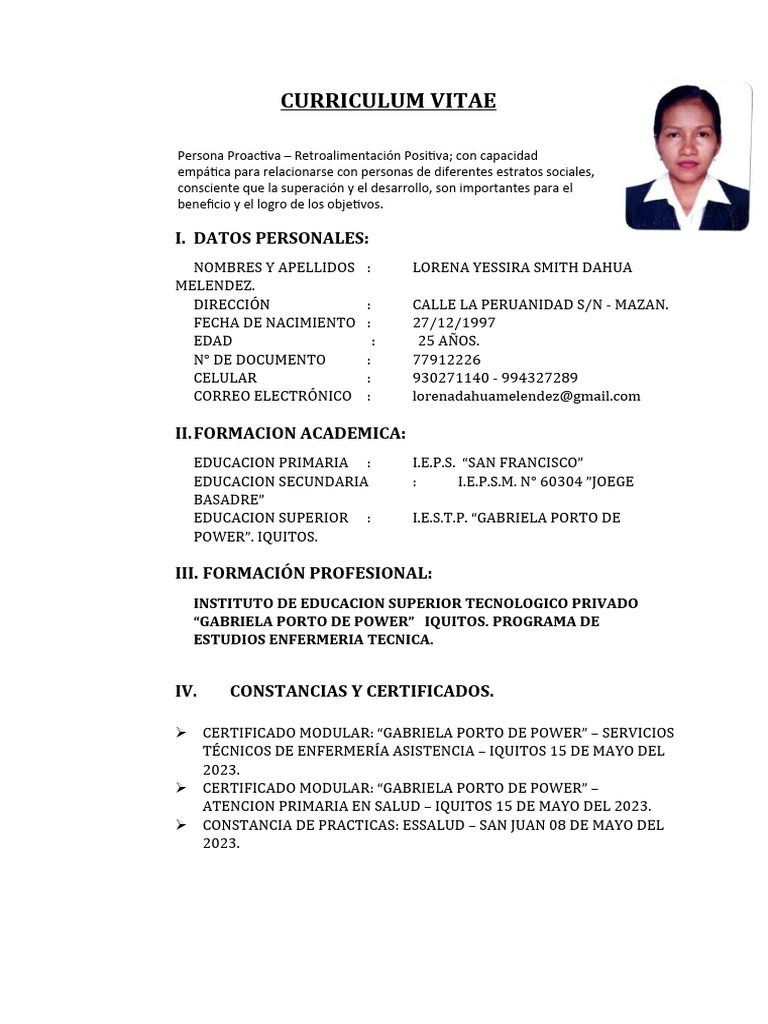 Curriculum Vita1 | PDF