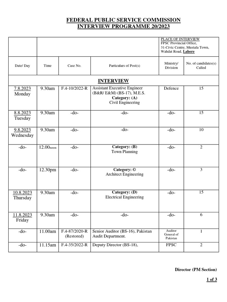 Interview Prog No.20-2023 | PDF | Engineering