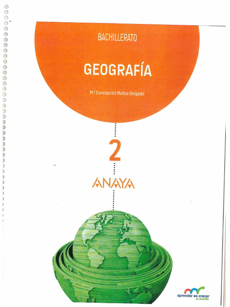 Libro Geografia 2º Bachillerato - Anaya | PDF