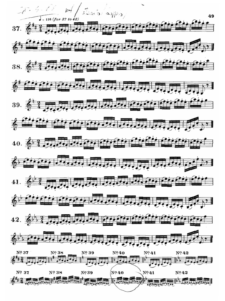 ARBAN - Complete Conservatory Method For Trumpet (1) - 049 | PDF